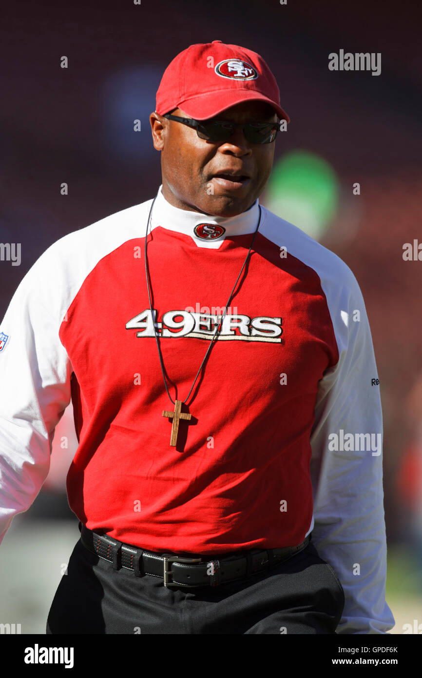 October 10, 2010; San Francisco, CA, USA; San Francisco 49ers head ...