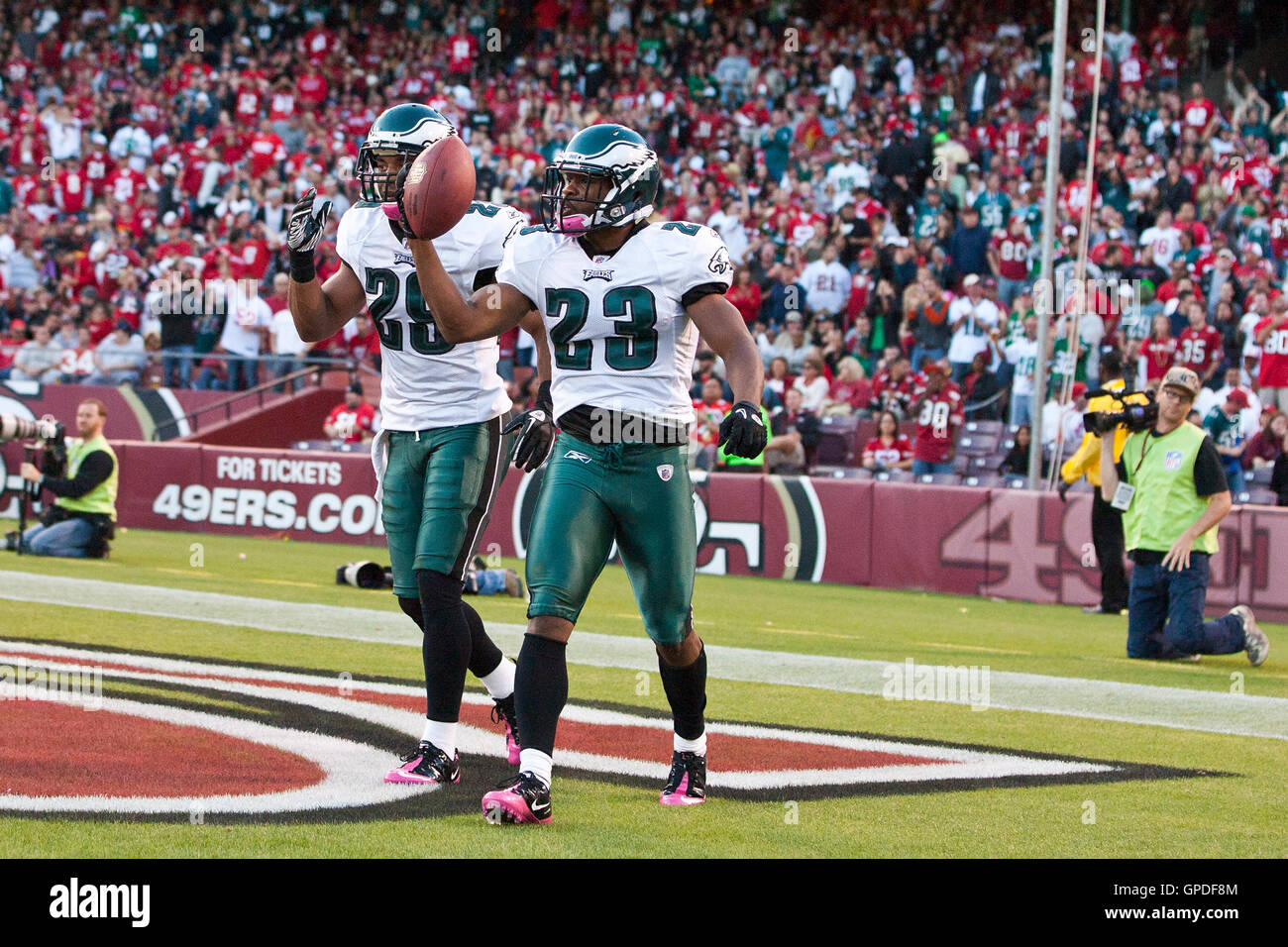 October 10, 2010; San Francisco, CA, USA; Philadelphia Eagles ...