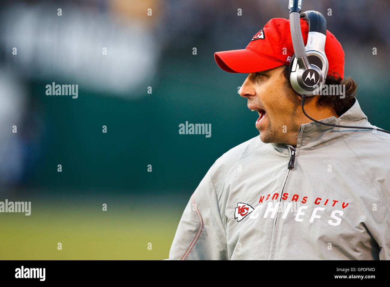 November 7, 2010; Oakland, CA, USA; Kansas City Chiefs head coach Todd ...