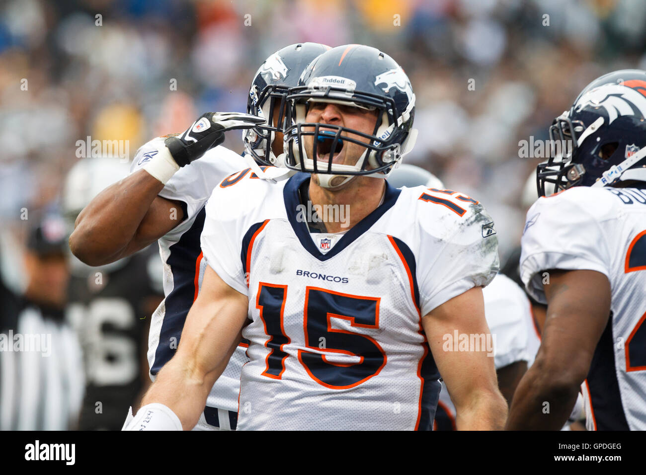 Tim tebow touchdown hi-res stock photography and images - Alamy