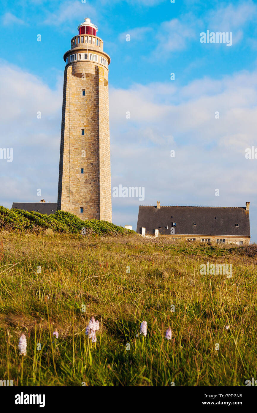 Cap Levi Lighthouse. Fermanville-Bourg, Normandy, France Stock Photo ...