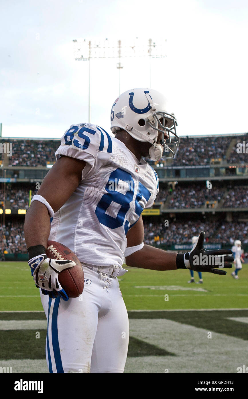 December 26, 2010; Oakland, CA, USA; Indianapolis Colts wide receiver ...