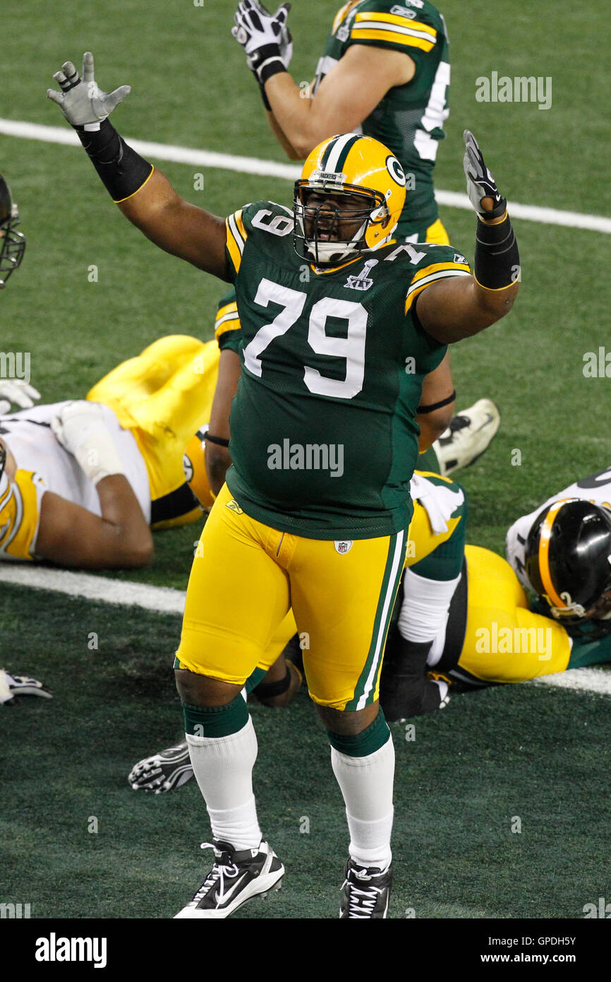 Feb 6, 2011; Arlington, TX, USA; Green Bay Packers defensive tackle ...