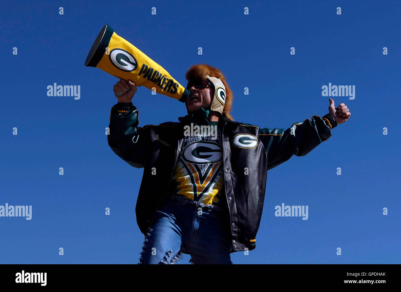 Green bay packers fan hi-res stock photography and images - Alamy