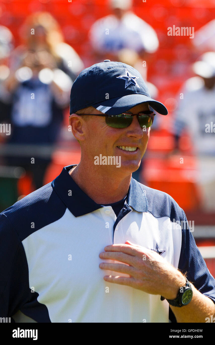 September 18, 2011; San Francisco, CA, USA; Dallas Cowboys head coach ...