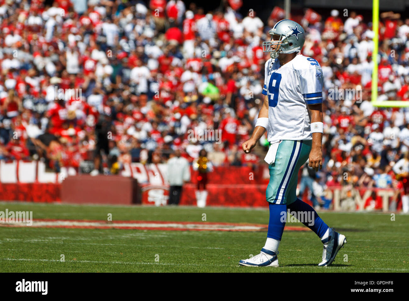 September 18, 2011; San Francisco, CA, USA; Dallas Cowboys quarterback ...