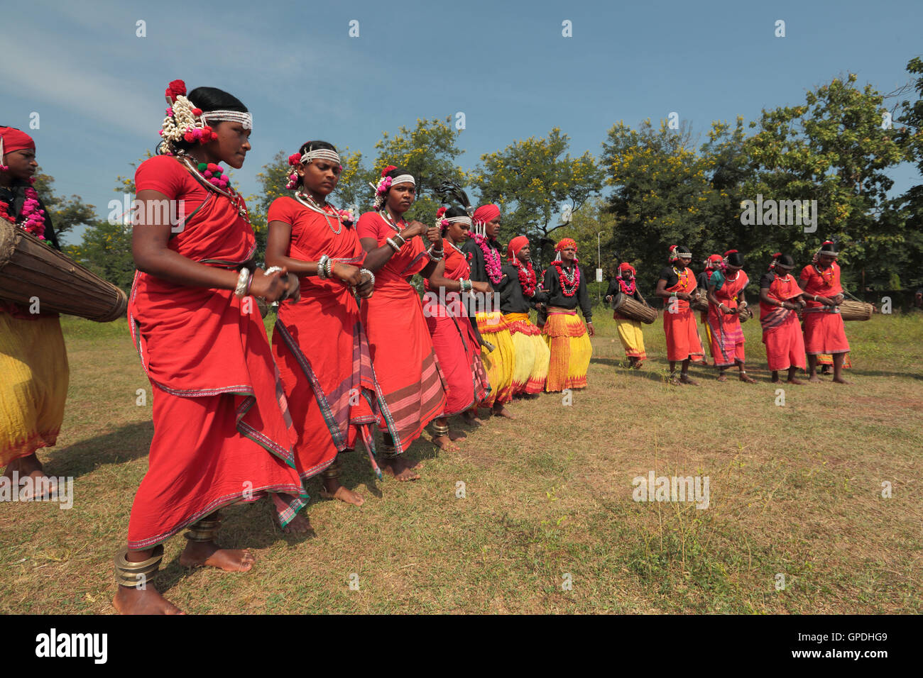 Muria tribal man hi-res stock photography and images - Alamy