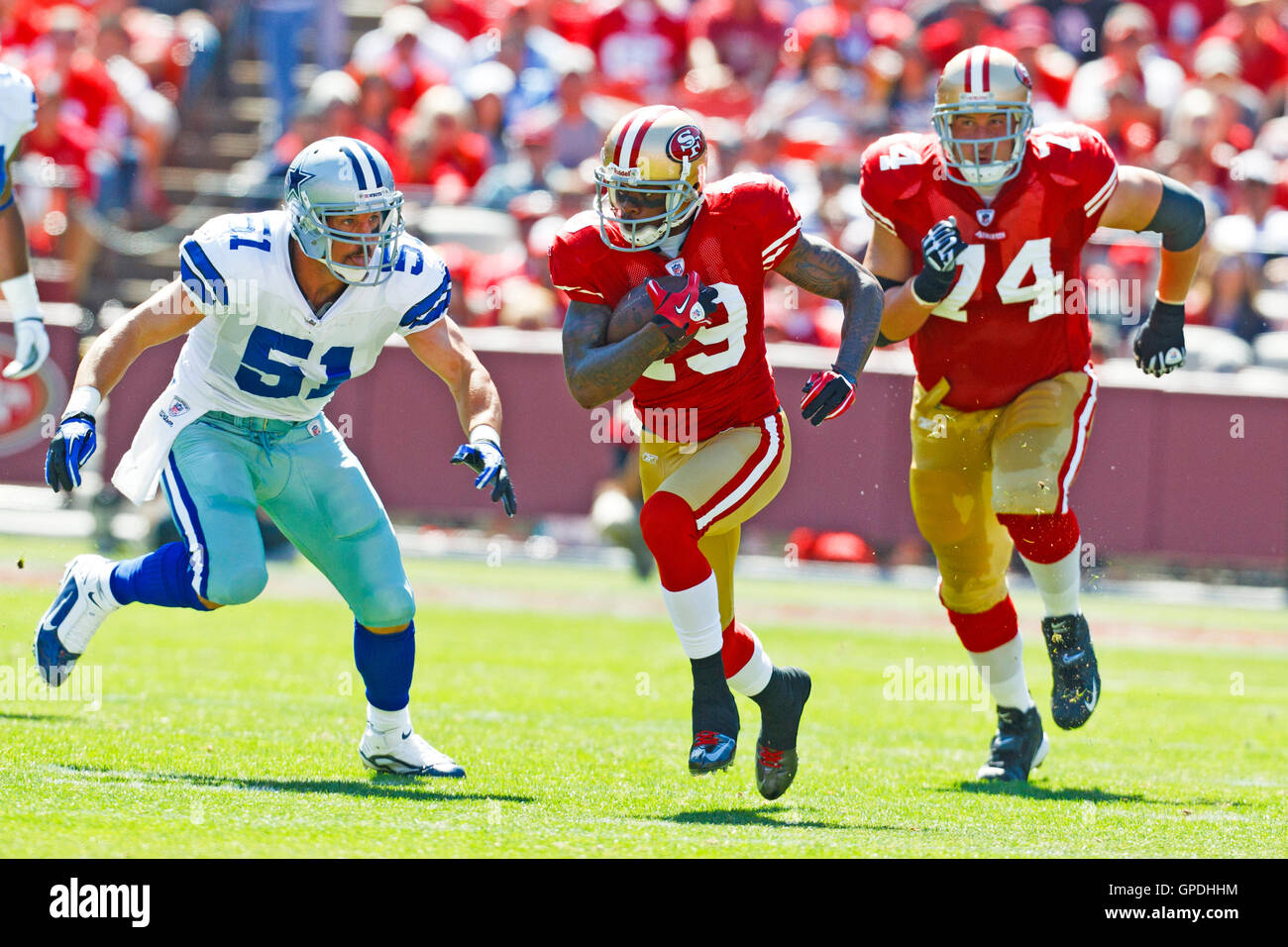 September 18, 2011; San Francisco, CA, USA; San Francisco 49ers wide ...