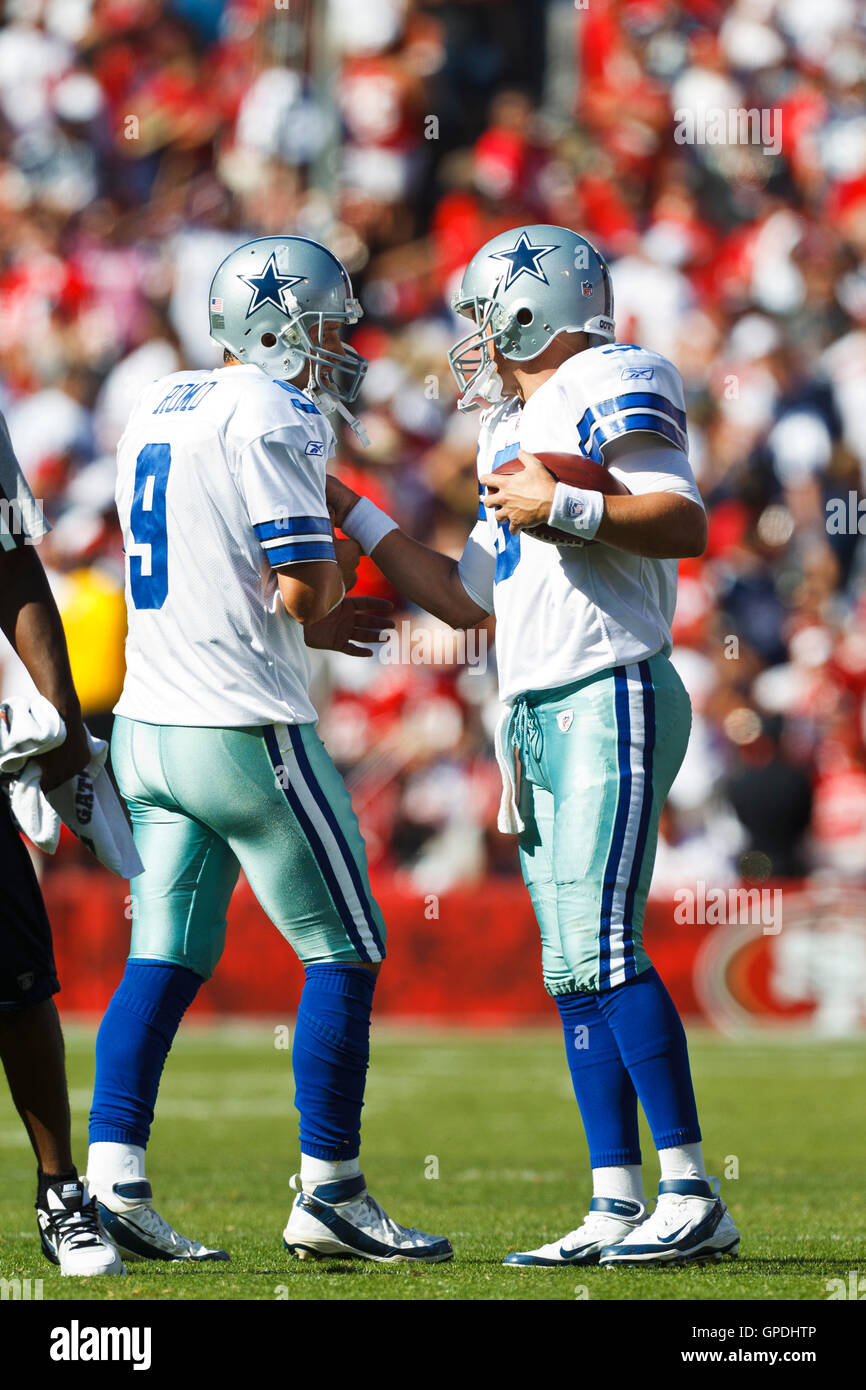 September 18, 2011; San Francisco, CA, USA; Dallas Cowboys quarterback ...
