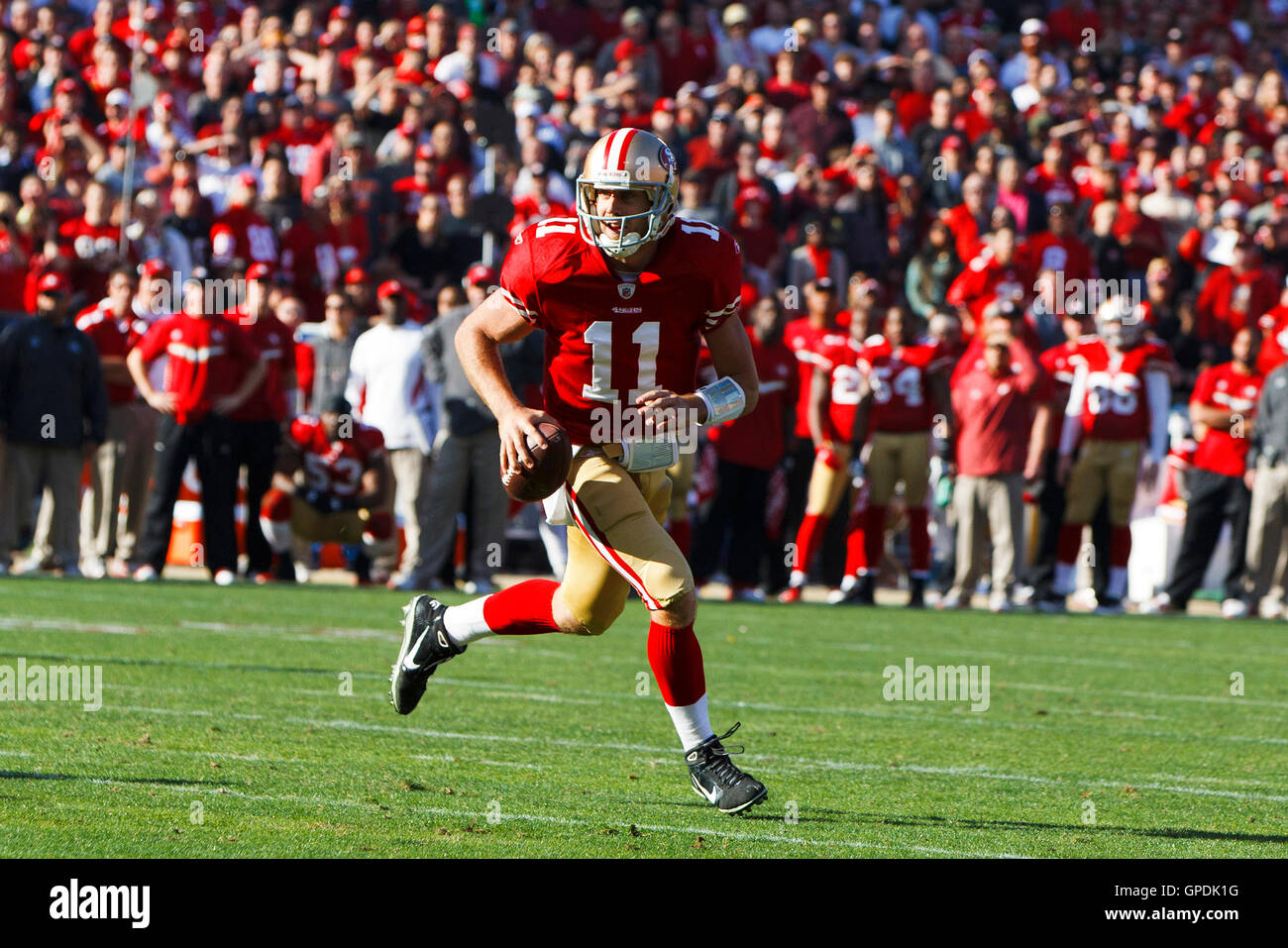Jan 14, 2012; San Francisco, CA, USA; San Francisco 49ers quarterback ...