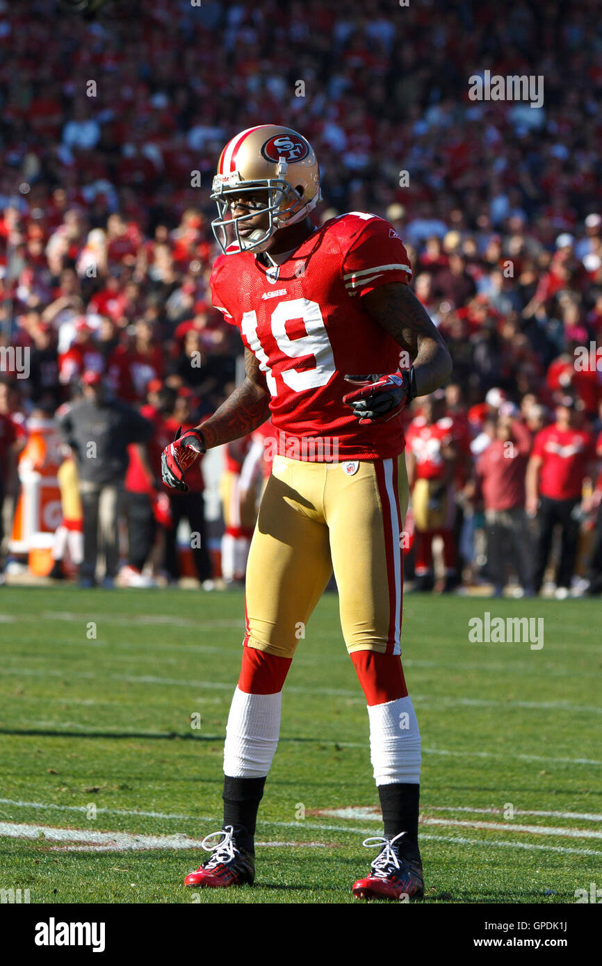 Jan 14, 2012; San Francisco, CA, USA; San Francisco 49ers wide receiver ...