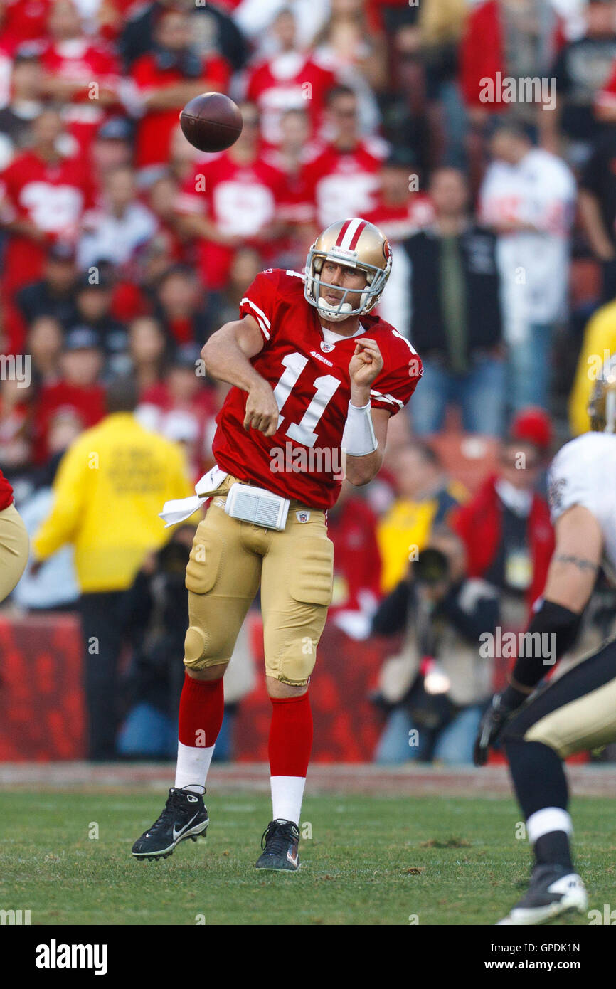 Jan 14, 2012; San Francisco, CA, USA; San Francisco 49ers quarterback ...