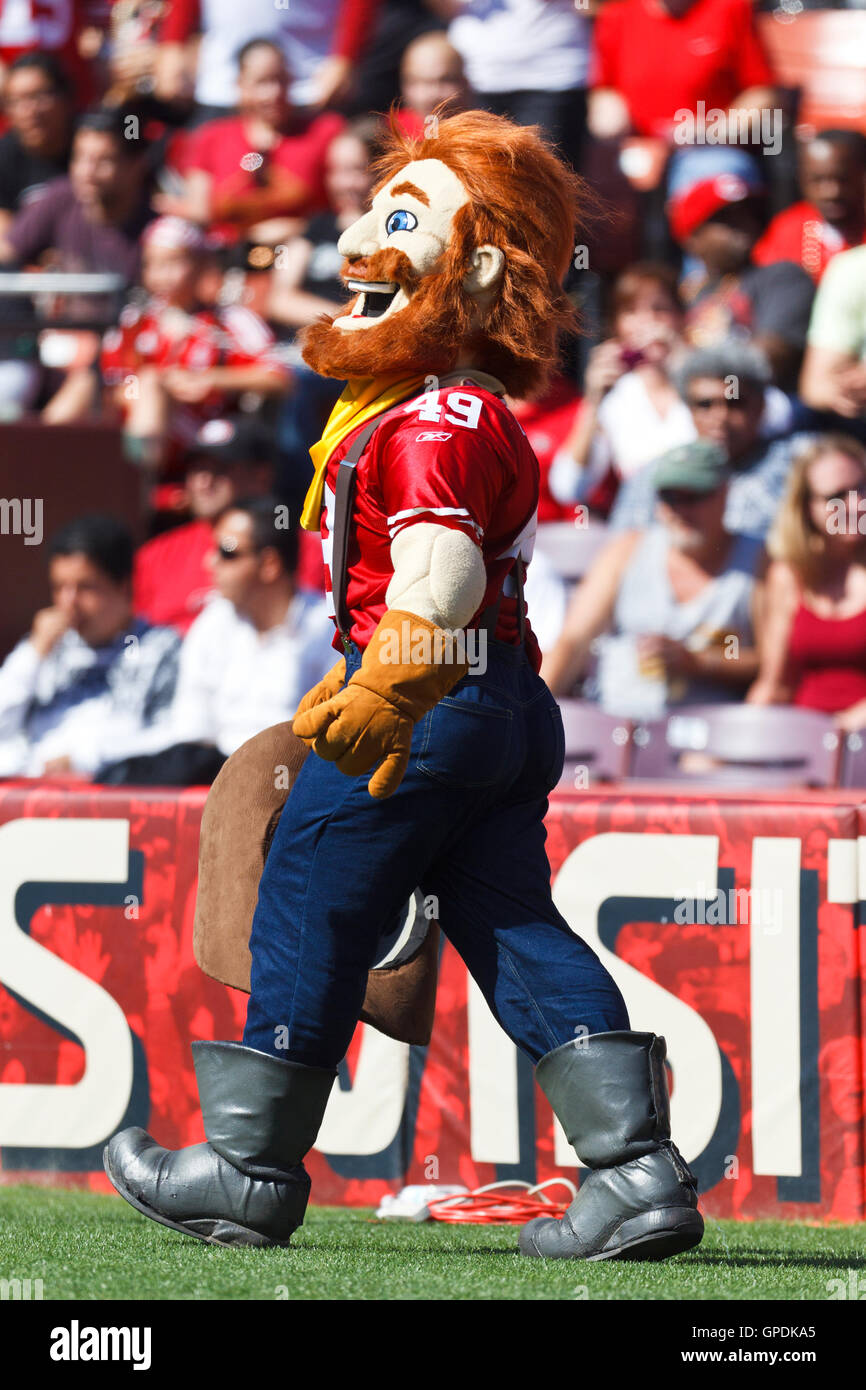 The mascot for the san francisco 49ers hi-res stock photography and ...