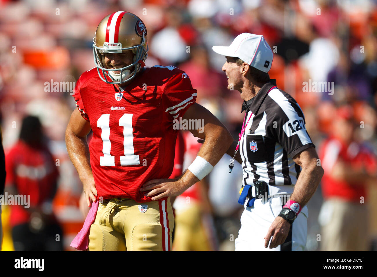 Oct 30, 2011; San Francisco, CA, USA; San Francisco 49ers quarterback ...