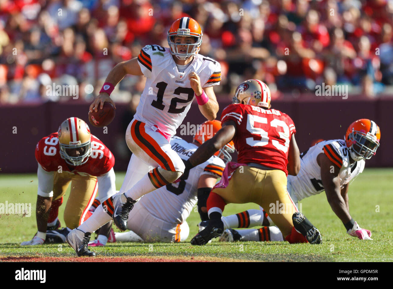 Colt mccoy browns hi-res stock photography and images - Alamy