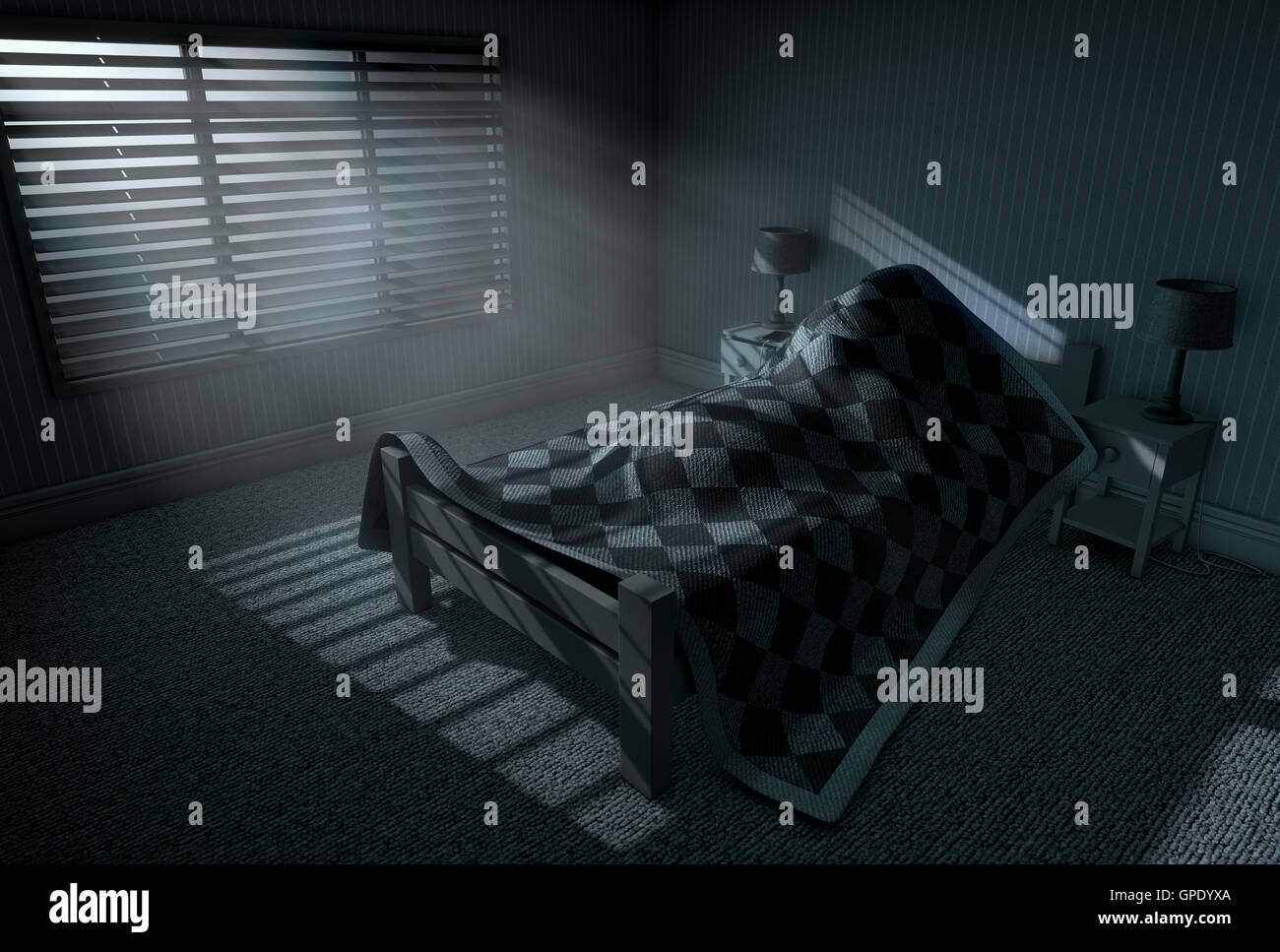 Bedroom Moonlight Stock Photos & Bedroom Moonlight Stock Images - Alamy