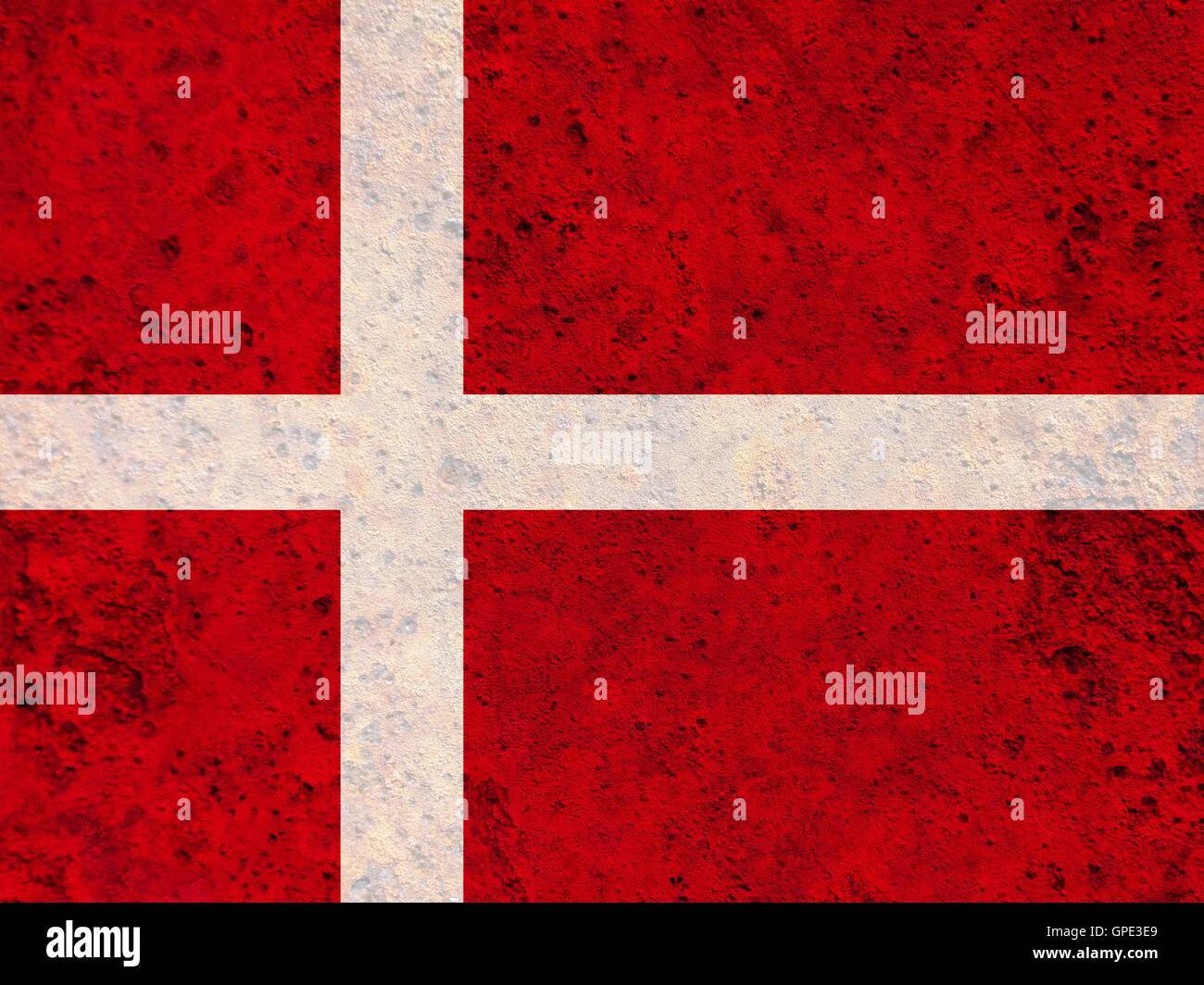 Flag on rusty metal Stock Photo - Alamy