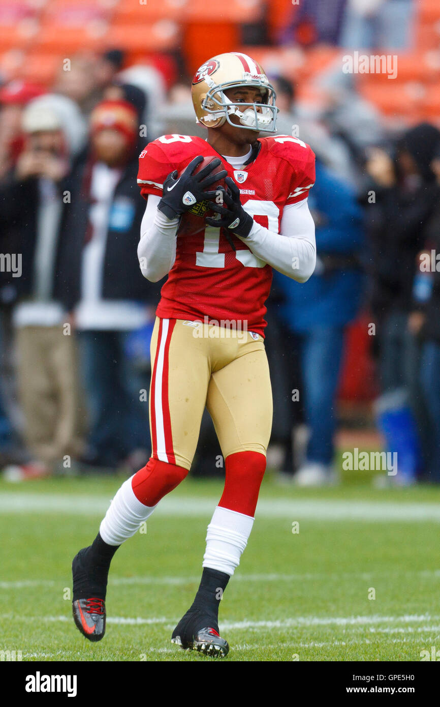 Nov 20, 2011; San Francisco, CA, USA; San Francisco 49ers wide receiver ...
