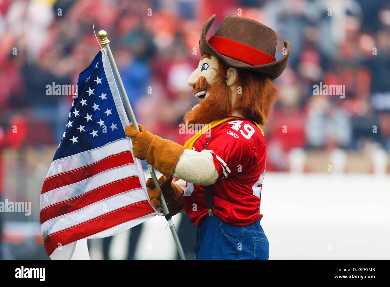 The mascot for the san francisco 49ers hi-res stock photography and ...