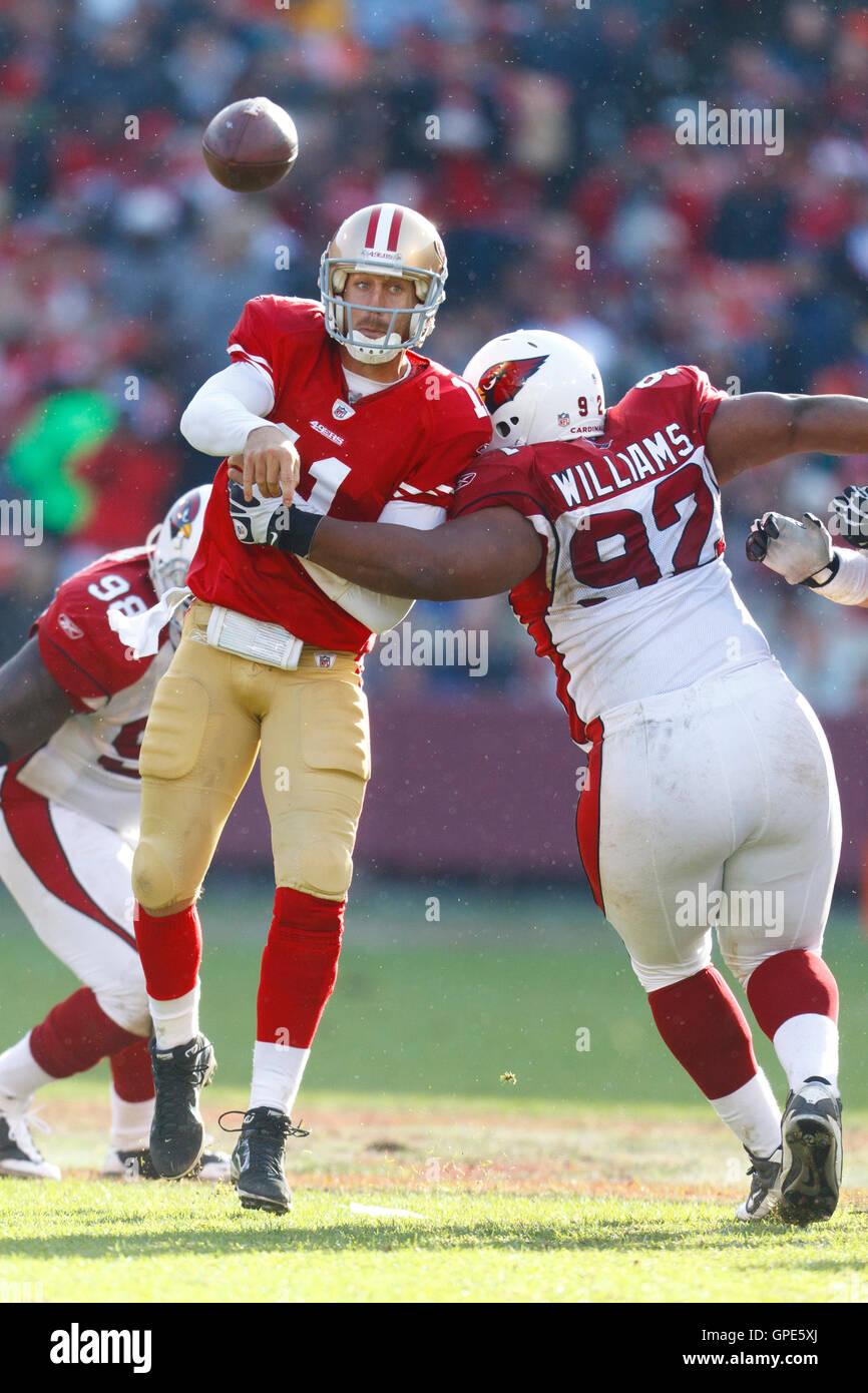 Nov 20, 2011; San Francisco, CA, USA; San Francisco 49ers quarterback ...
