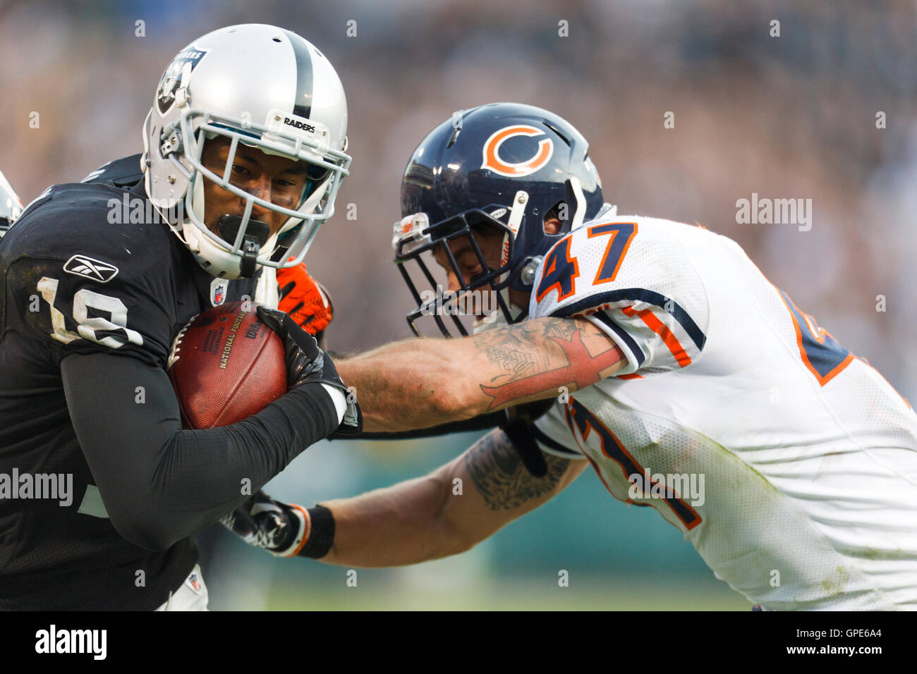 Oakland raiders wide receiver louis murphy hi-res stock photography and ...