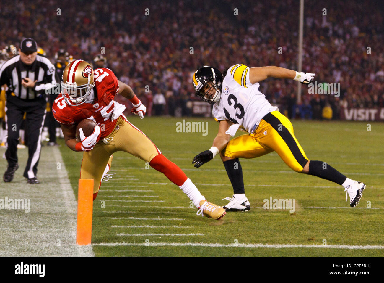 Dec 19, 2011; San Francisco, CA, USA; San Francisco 49ers wide receiver ...