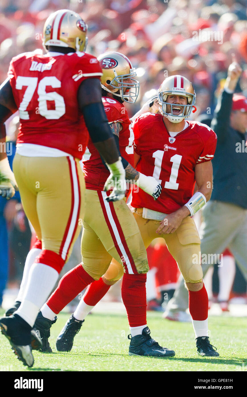 Jan 14, 2012; San Francisco, CA, USA; San Francisco 49ers quarterback ...