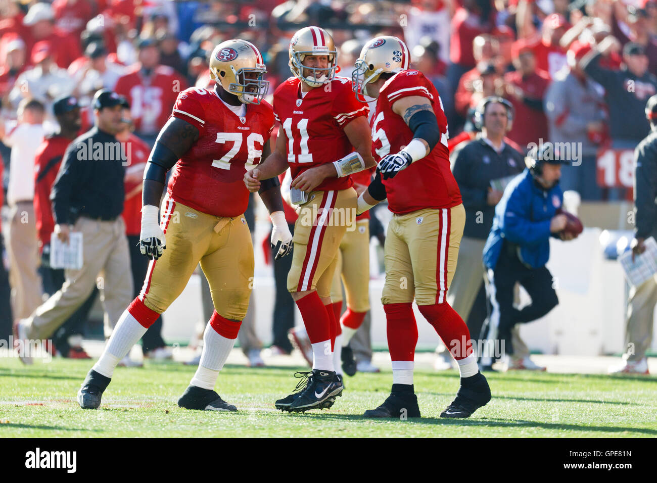 Jan 14, 2012; San Francisco, CA, USA; San Francisco 49ers quarterback ...