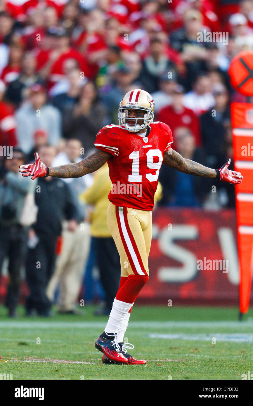Jan 14, 2012; San Francisco, CA, USA; San Francisco 49ers wide receiver ...