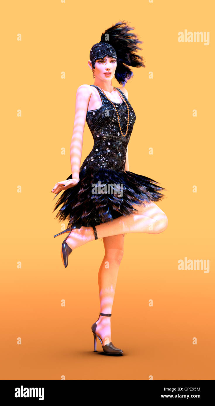1920s flapper, model hi-res stock photography and images - Alamy