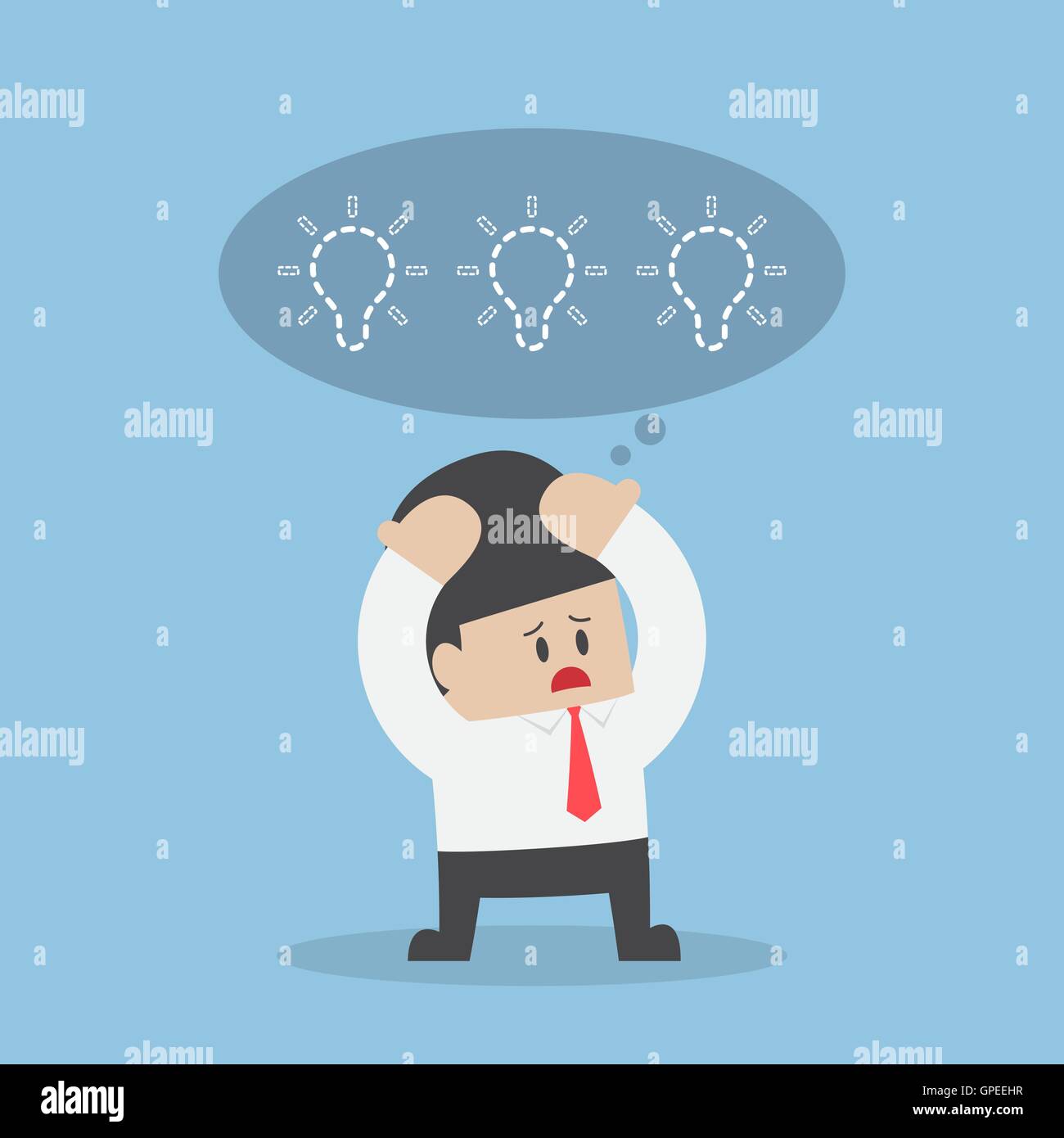 Lost money concept cartoon Stock Vector Images - Alamy