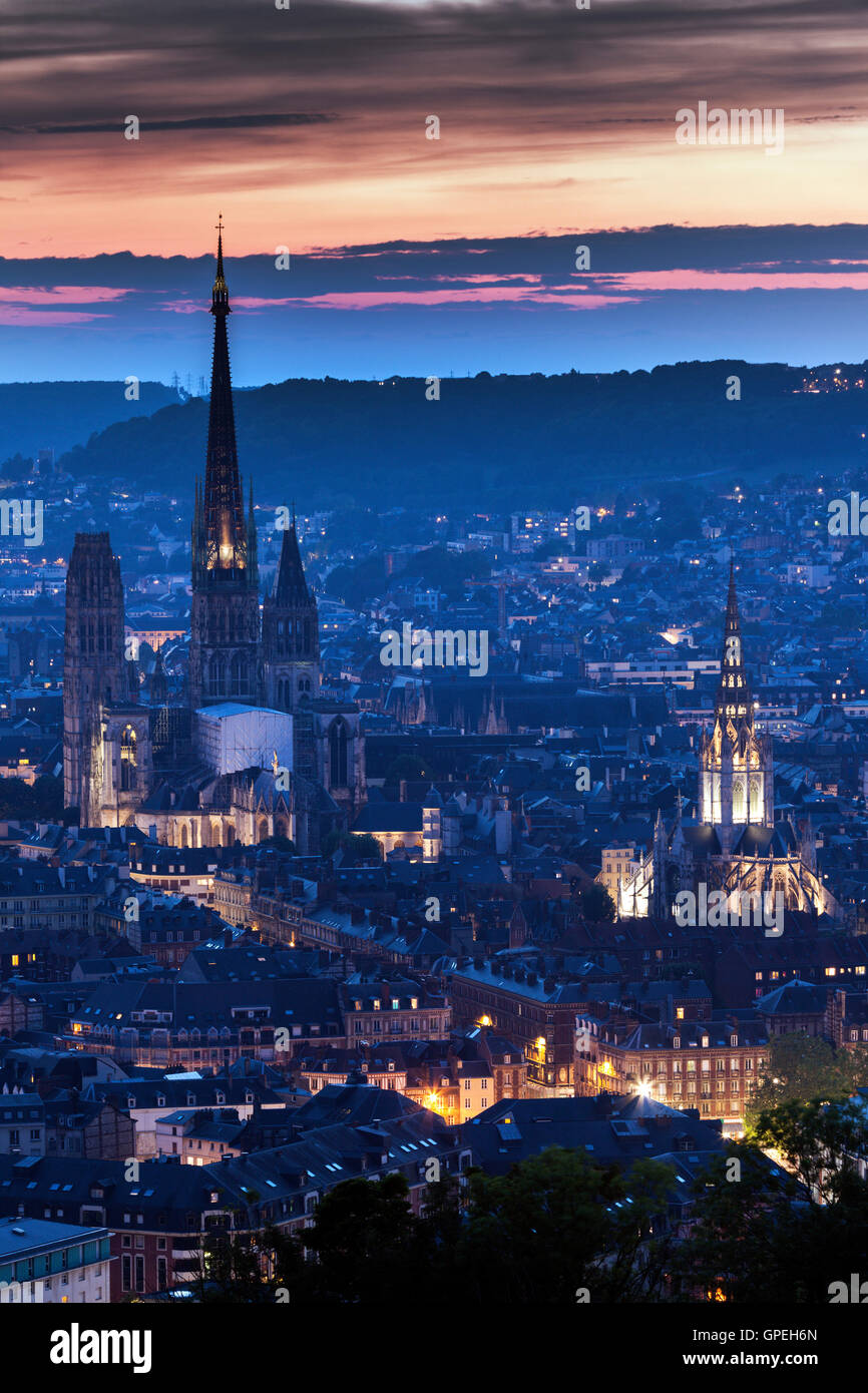 Rouen france skyline hi-res stock photography and images - Alamy