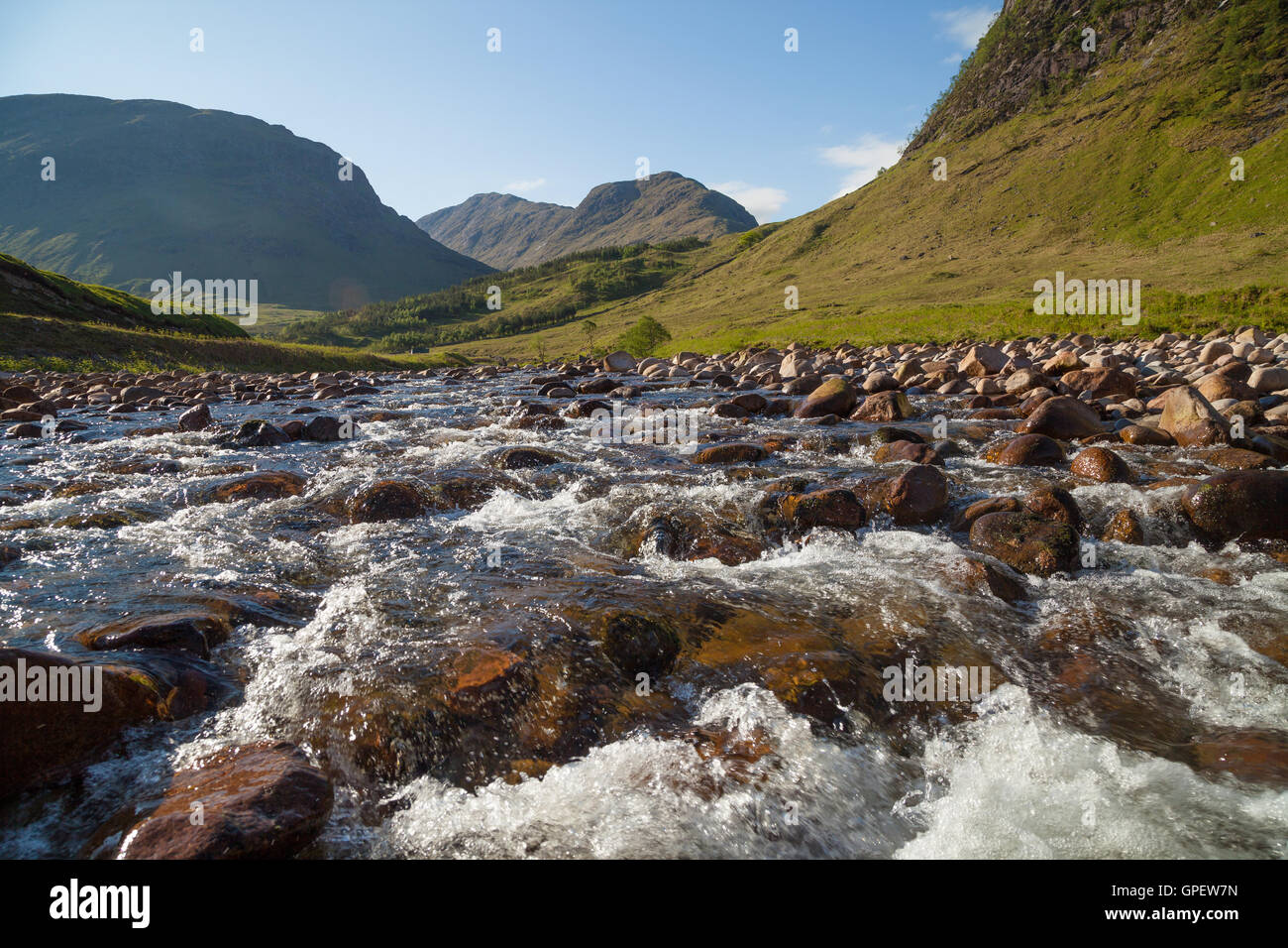 The River Etive in Glen Etive Highlands Scotland Stock Photo - Alamy