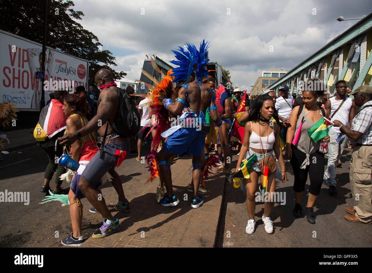 Monday on 28th August 2016 at Notting Hill Carnival in West London. A ...