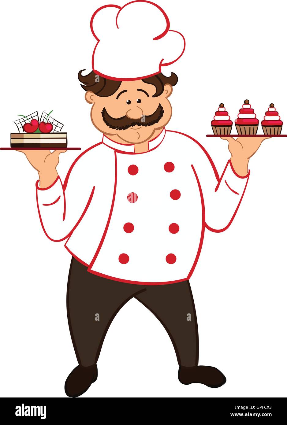 confectioner. vector. isolated Stock Vector Image & Art - Alamy