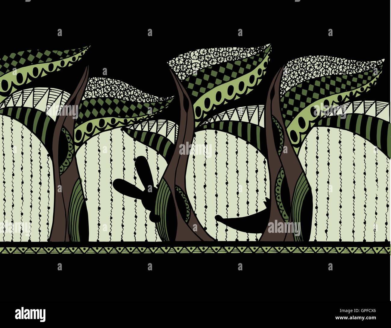 Woodland animals illustrations hi-res stock photography and images - Alamy