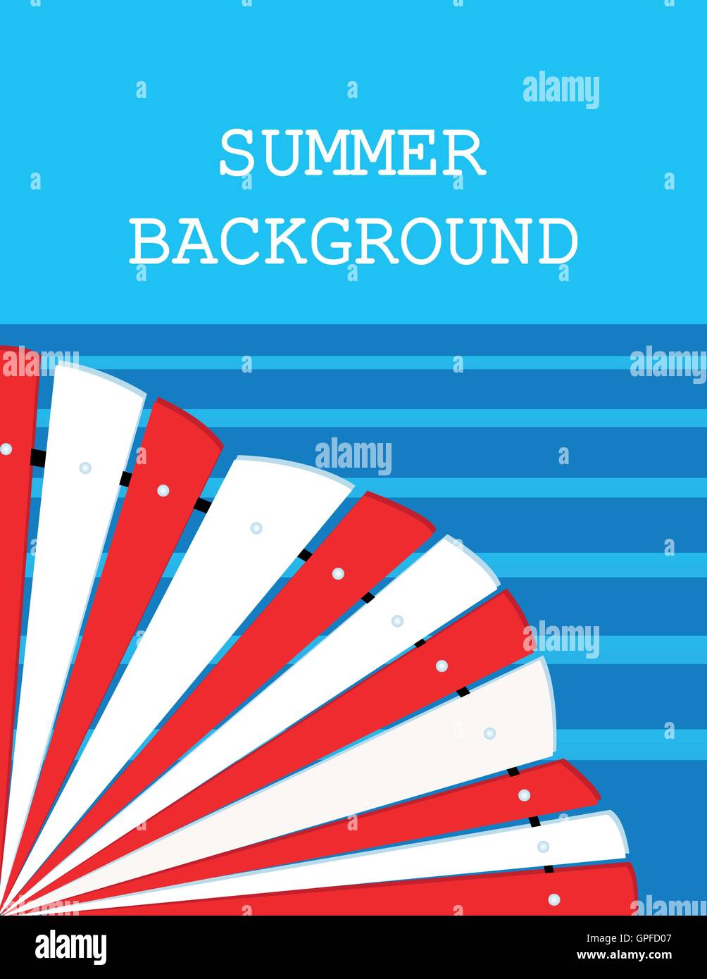 summer background. vector Stock Vector Image & Art - Alamy