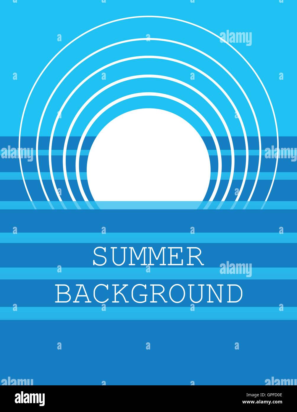 summer background. vector Stock Vector Image & Art - Alamy