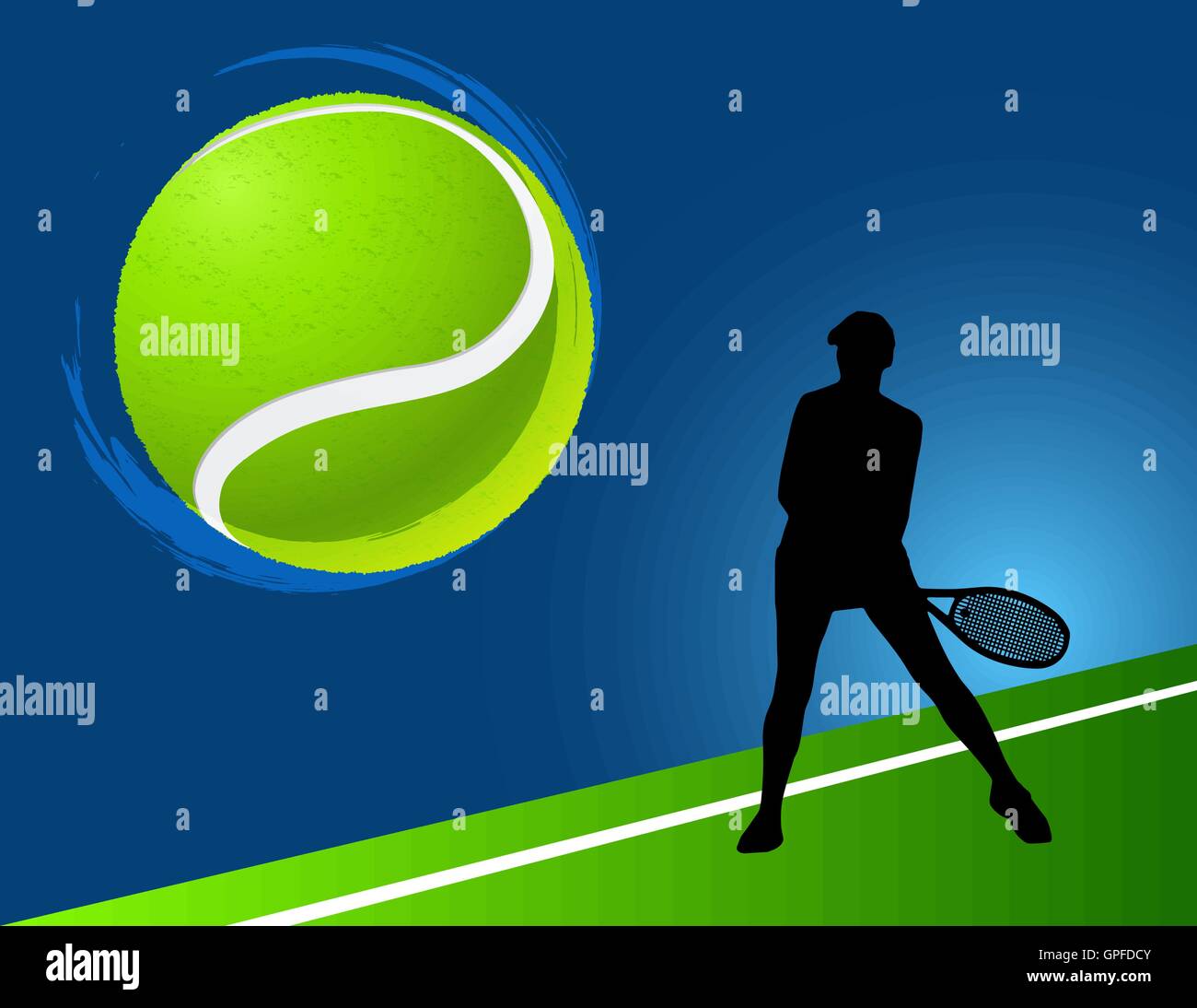 sport background tennis. vector Stock Vector Image & Art - Alamy