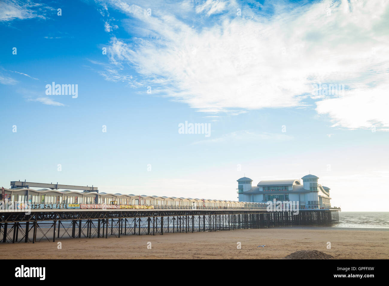 The Pier at Weston Super Mare Somerset England Stock Photo - Alamy