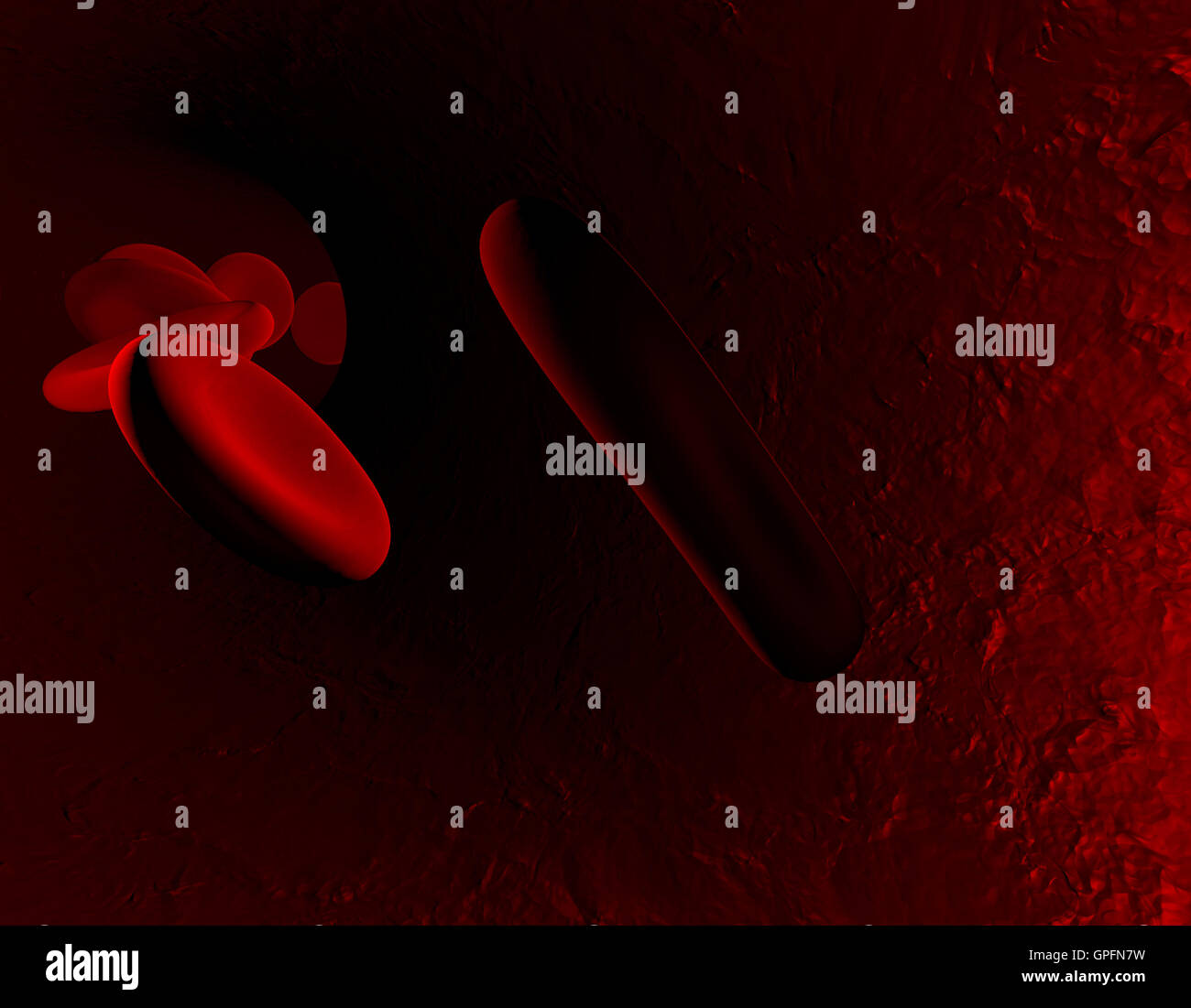 Blood vein on the dark background Stock Photo - Alamy