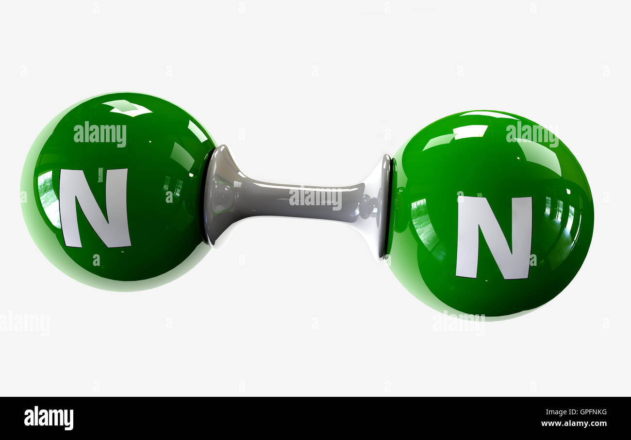 Nitrogen molecule hi-res stock photography and images - Alamy