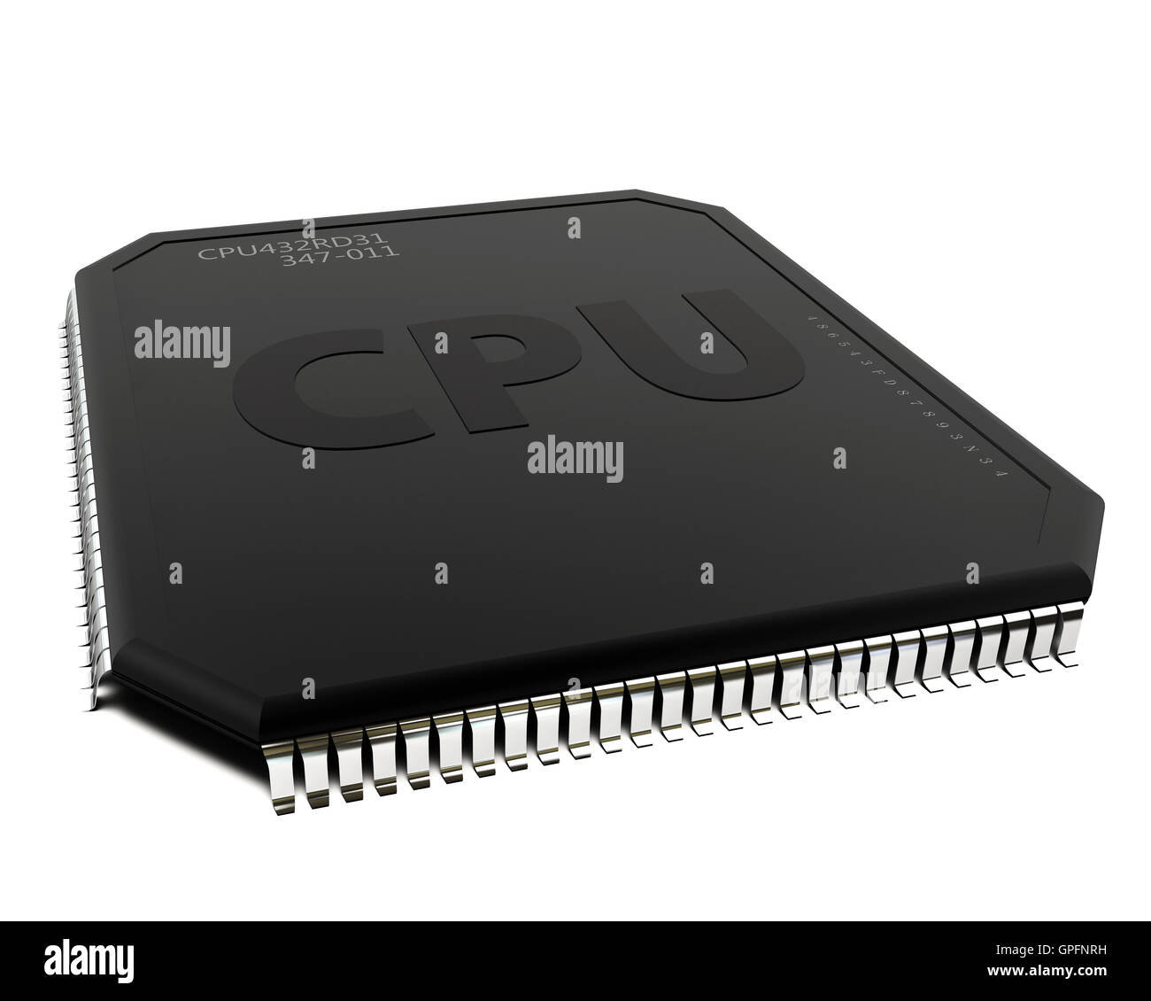 3d Illustration of electrical components on white background Stock ...