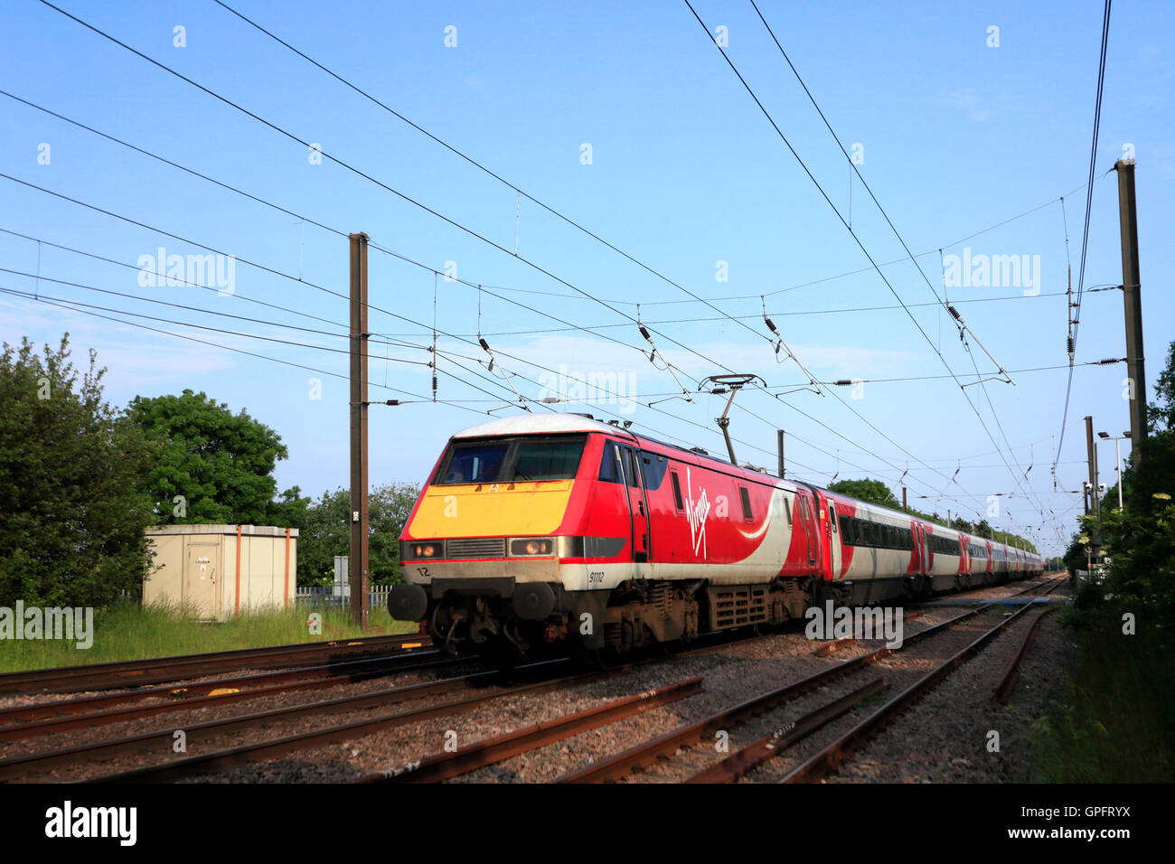 Lincolnshire railway line hi-res stock photography and images - Alamy