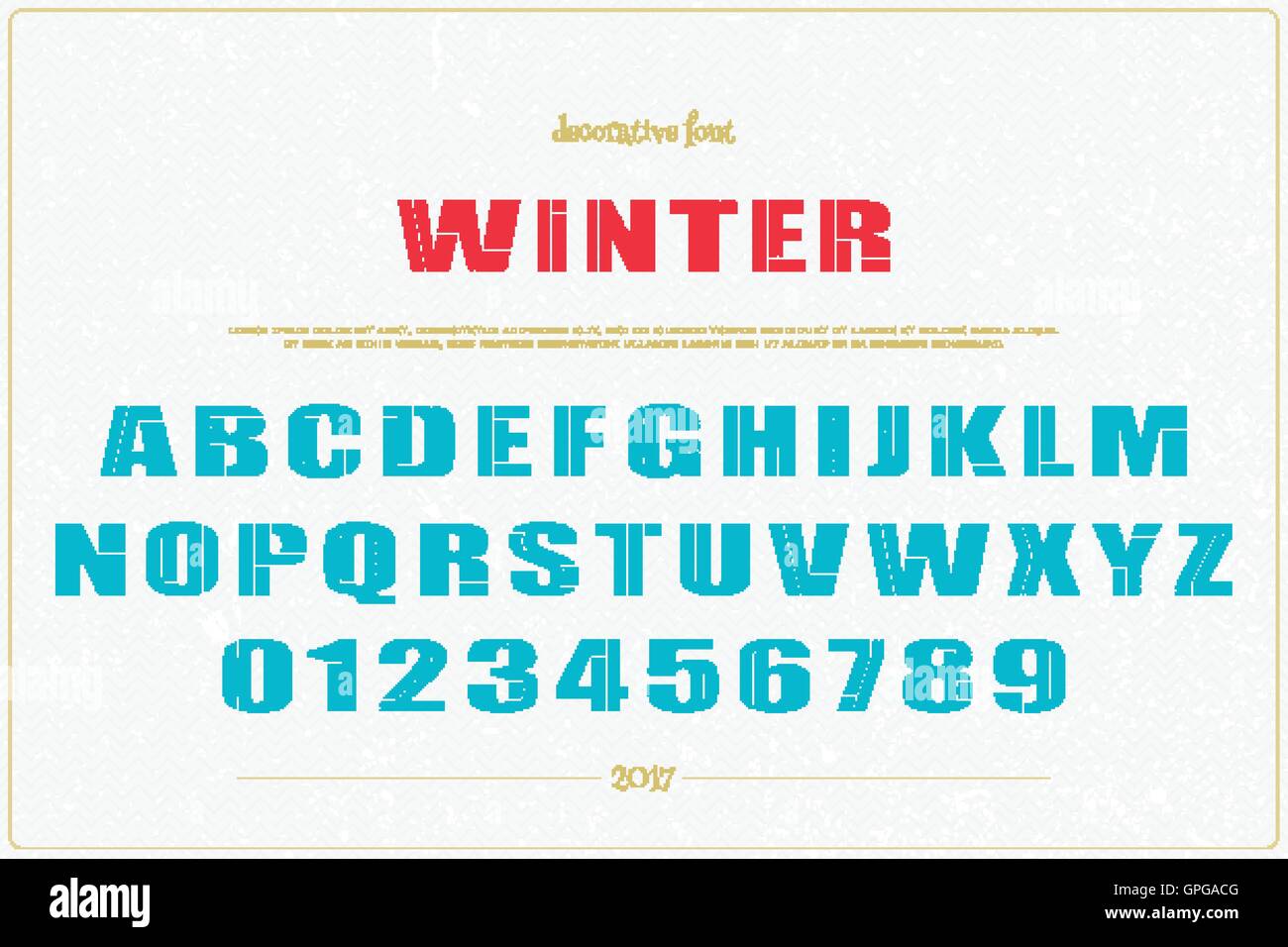 Christmas alphabet Stock Vector Images - Alamy