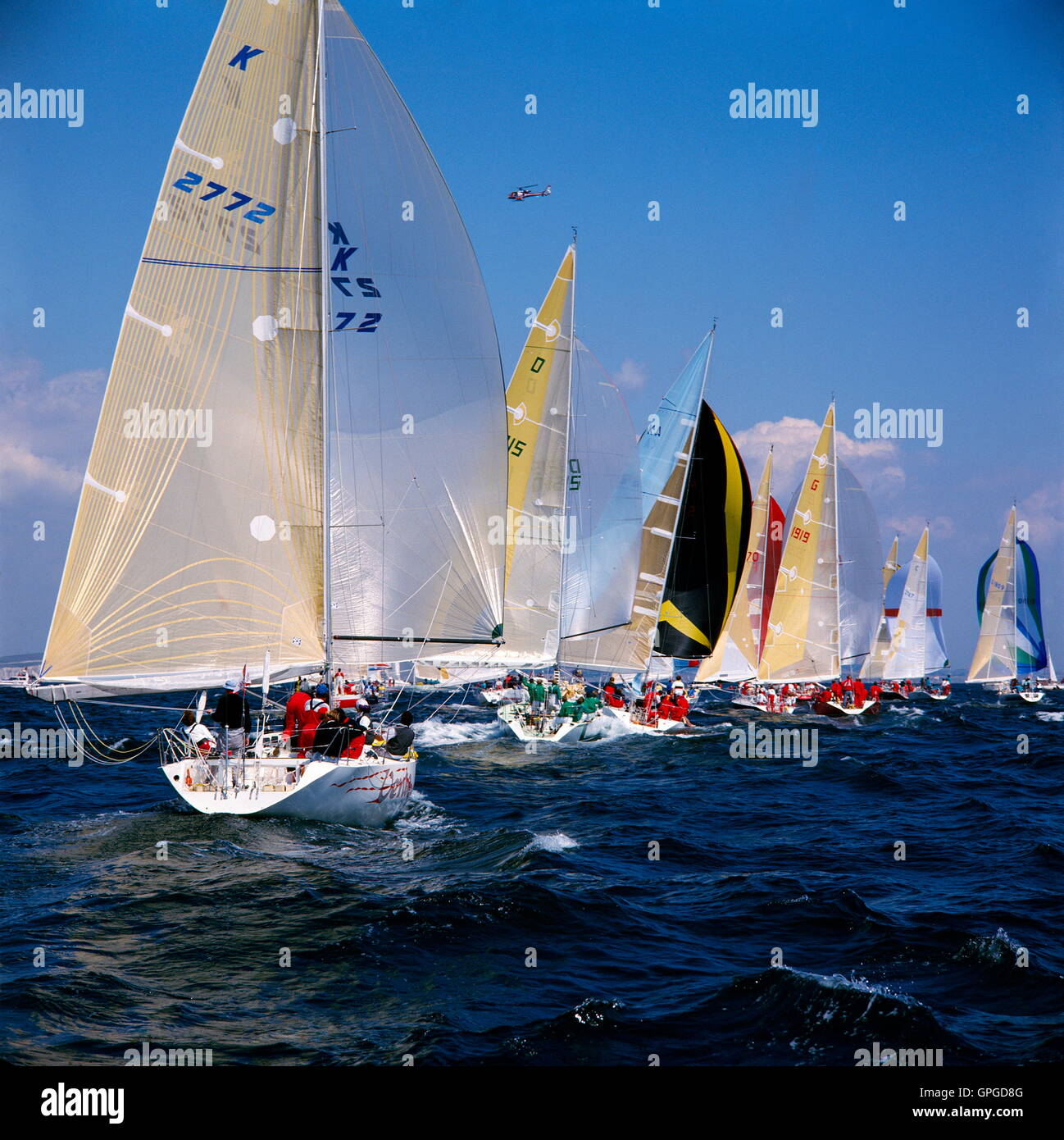 AJAXNETPHOTO. 7TH AUGUST, 1987. CHRISTCHURCH BAY, ENGLAND.- ADMIRAL'S ...