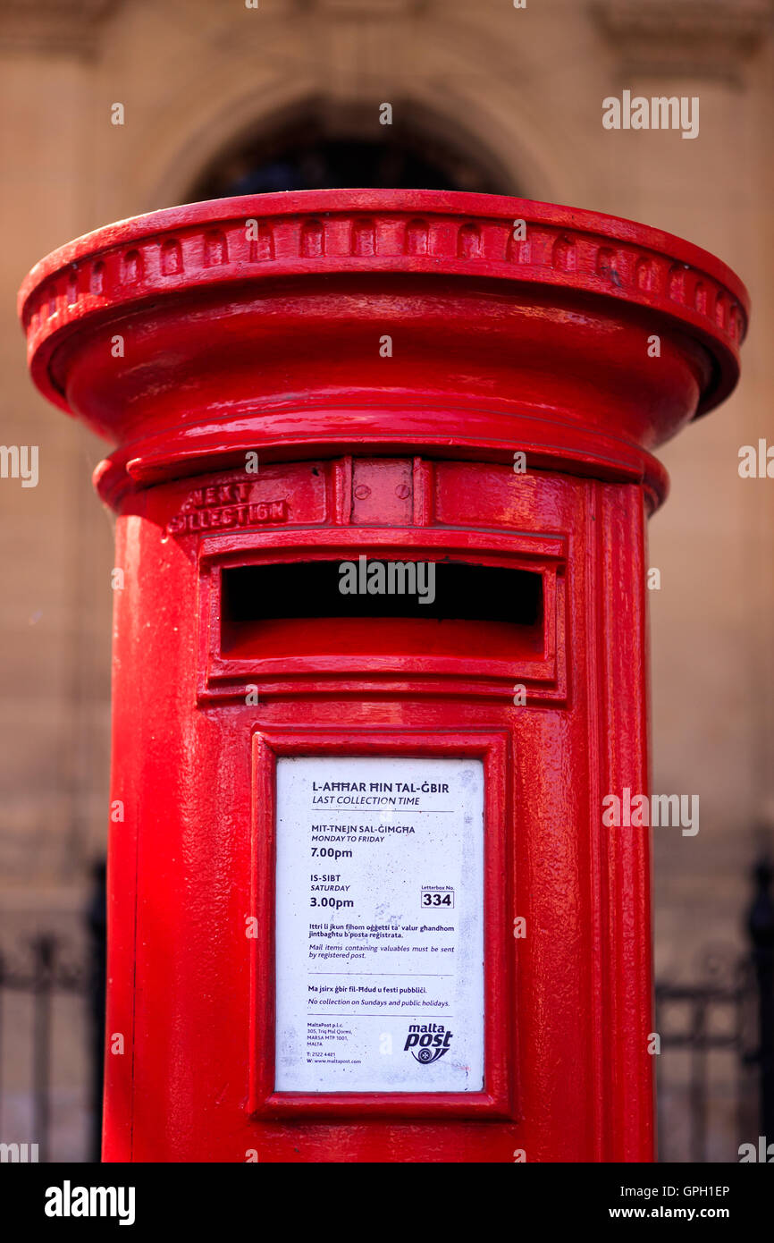 Malta postbox hi-res stock photography and images - Alamy