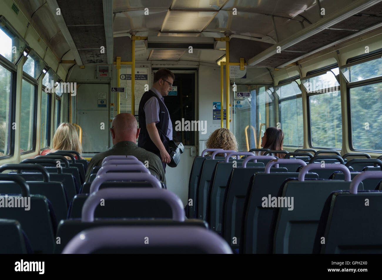 Pacer train interior hi-res stock photography and images - Alamy