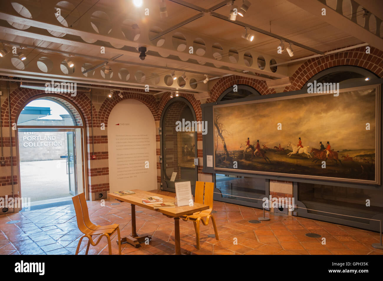 Harley Gallery Welbeck Estate Worksop Nottinghamshire England UK Stock ...