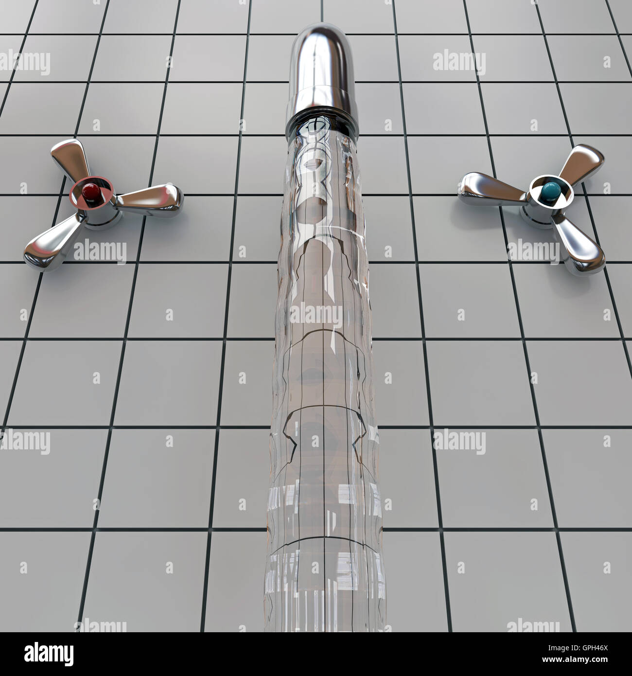 Bath tap and mixer detail hi-res stock photography and images - Alamy